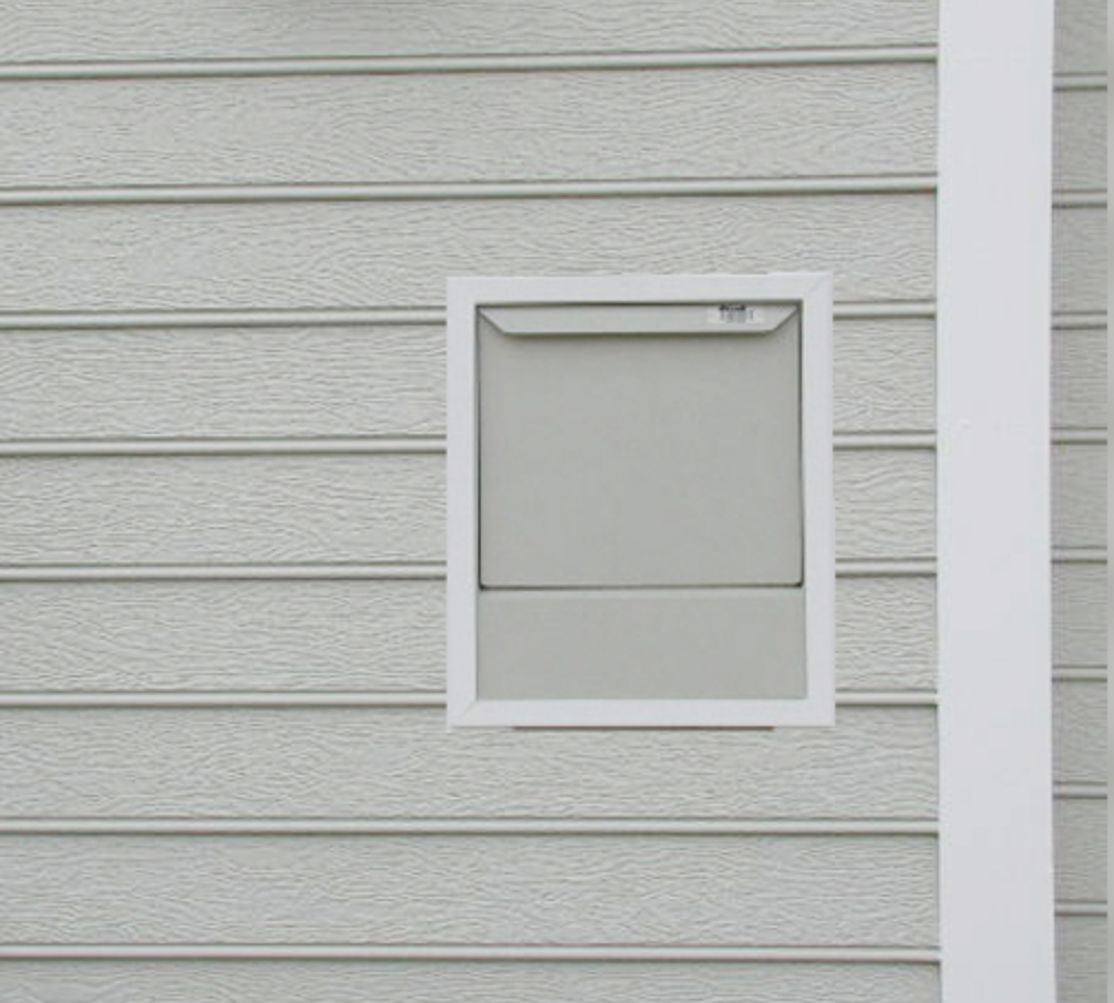 Through wall amazon package dropbox