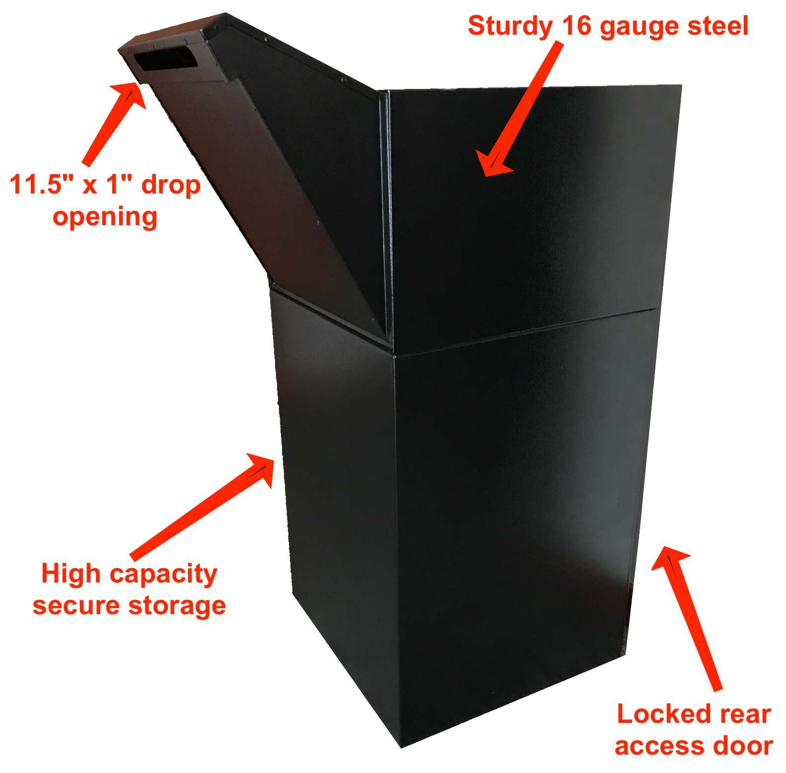 Large Outdoor Ballot Dropbox for Drive Up Walk Up Secure Ballot Drop ...