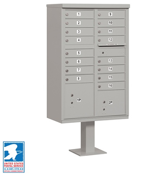 16 Unit Cluster CBU Locking Mailboxes - Locking Cluster Mailboxes CBU's