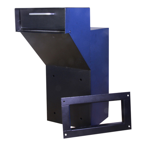 Custom High Security Through the Wall Deposit Drop Box with Hopper Drop ...