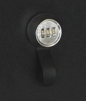 Combination Locking - 3 digit dial combo lock - Locking Security Mailbox