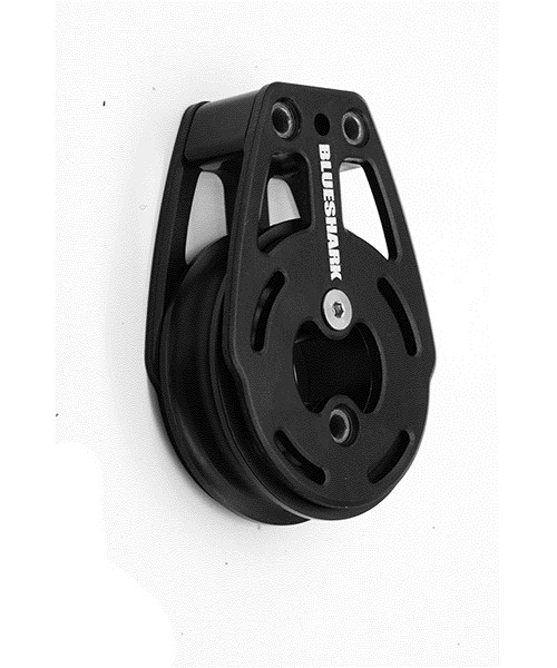 BLUESHARK 57mm Single Cheek/Foot Aluminum Sailing Block 2325 - MarineNow