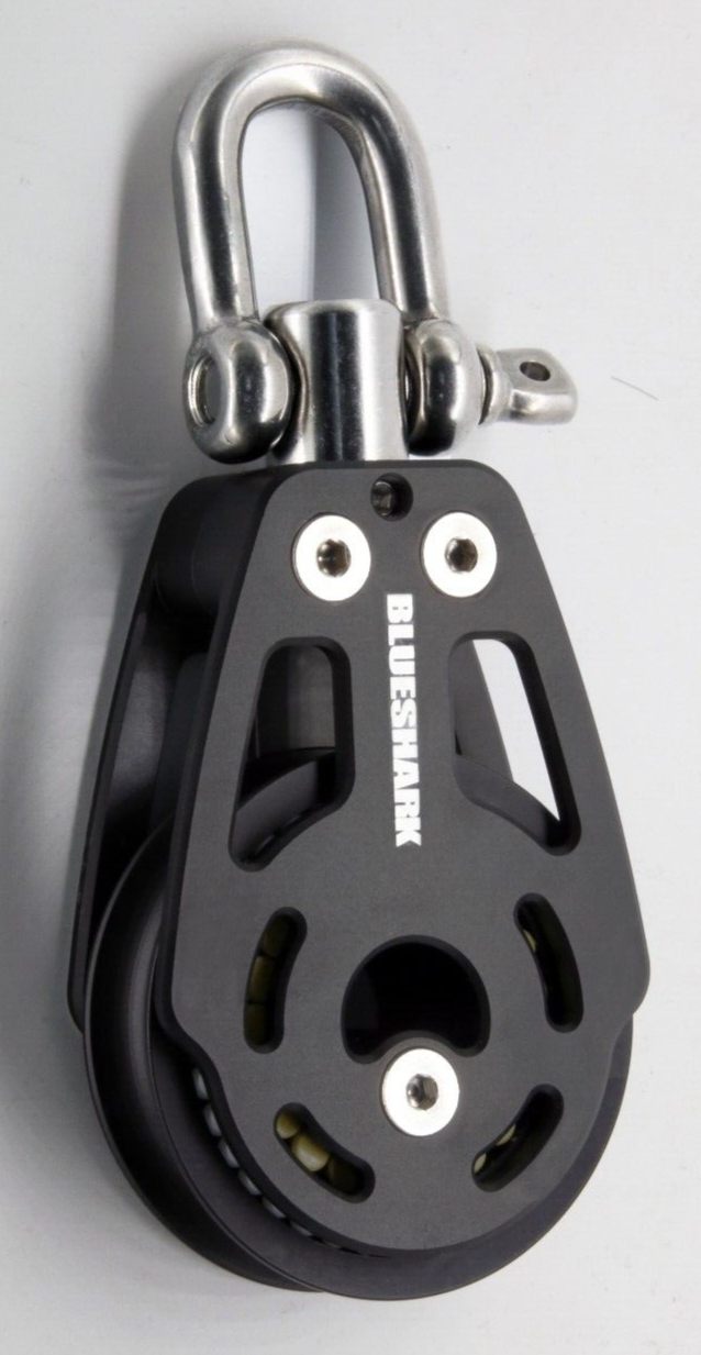 BLUESHARK 75mm Single Swivel High Performance Torlon Roller High Load ...