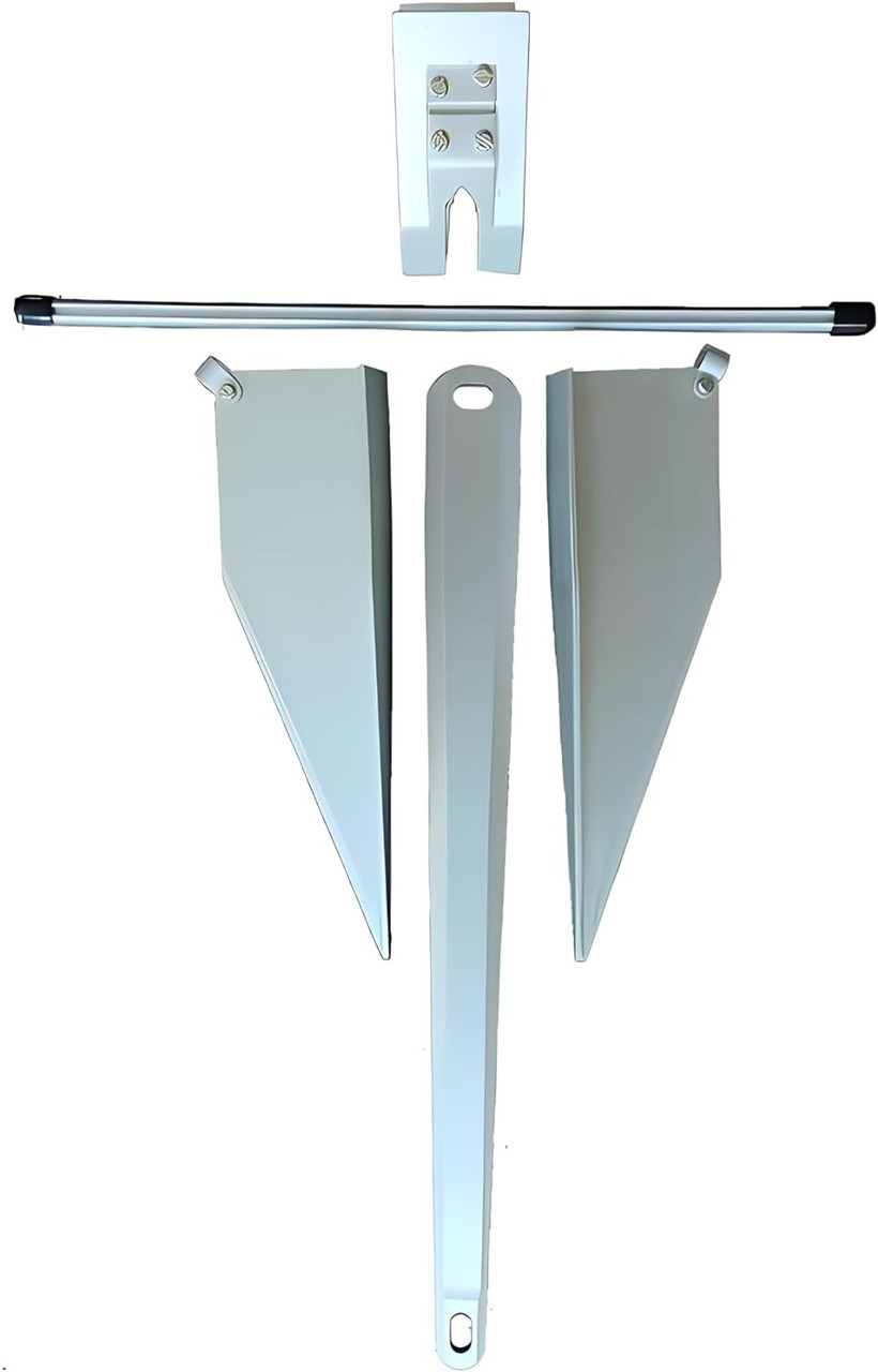 MarineNow Aluminum Fluke Anchor (Choose Size) - MarineNow