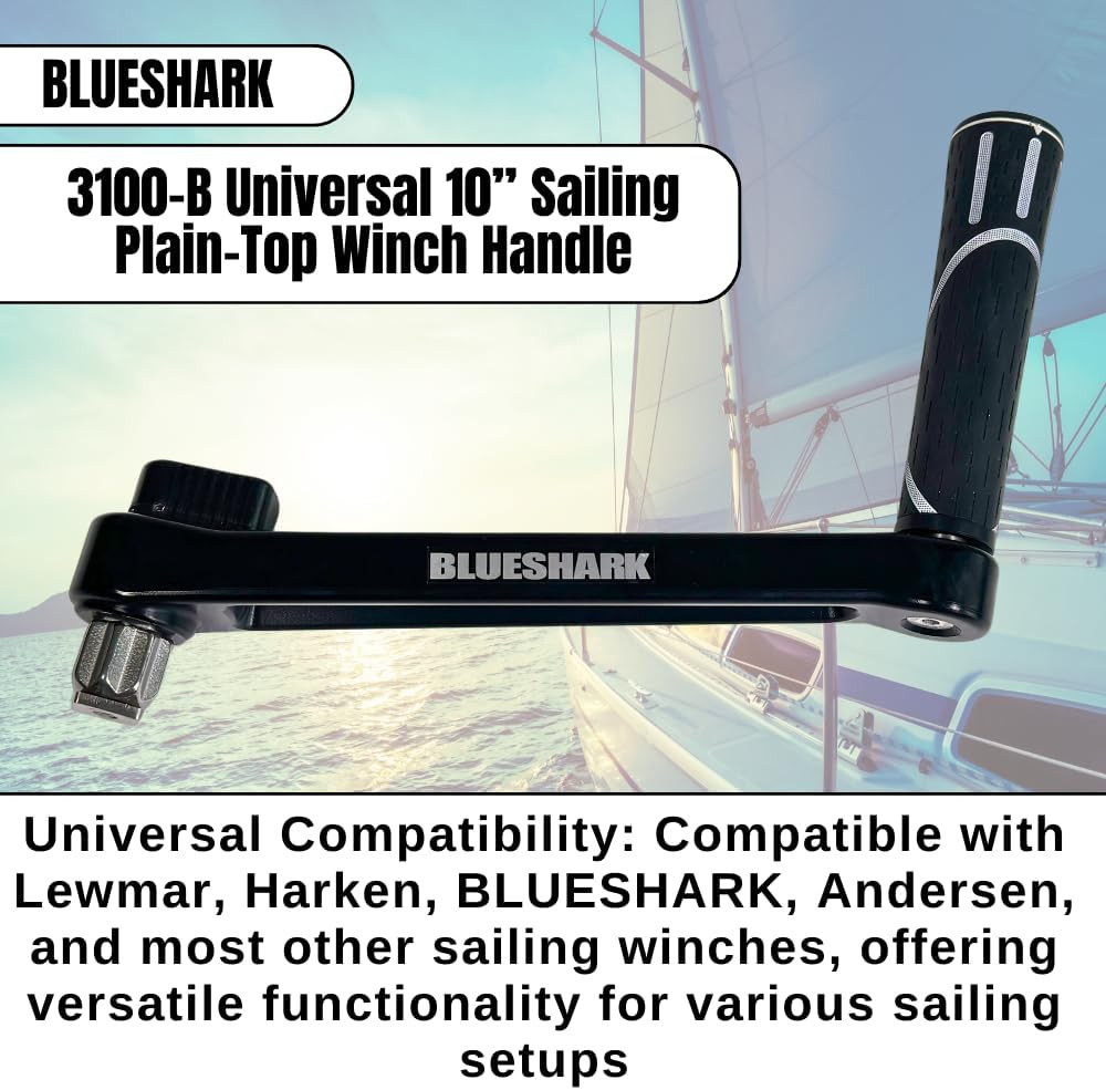 3100 Sailing Universal 10" Aluminum Winch Handle: Premium-Grade High ...