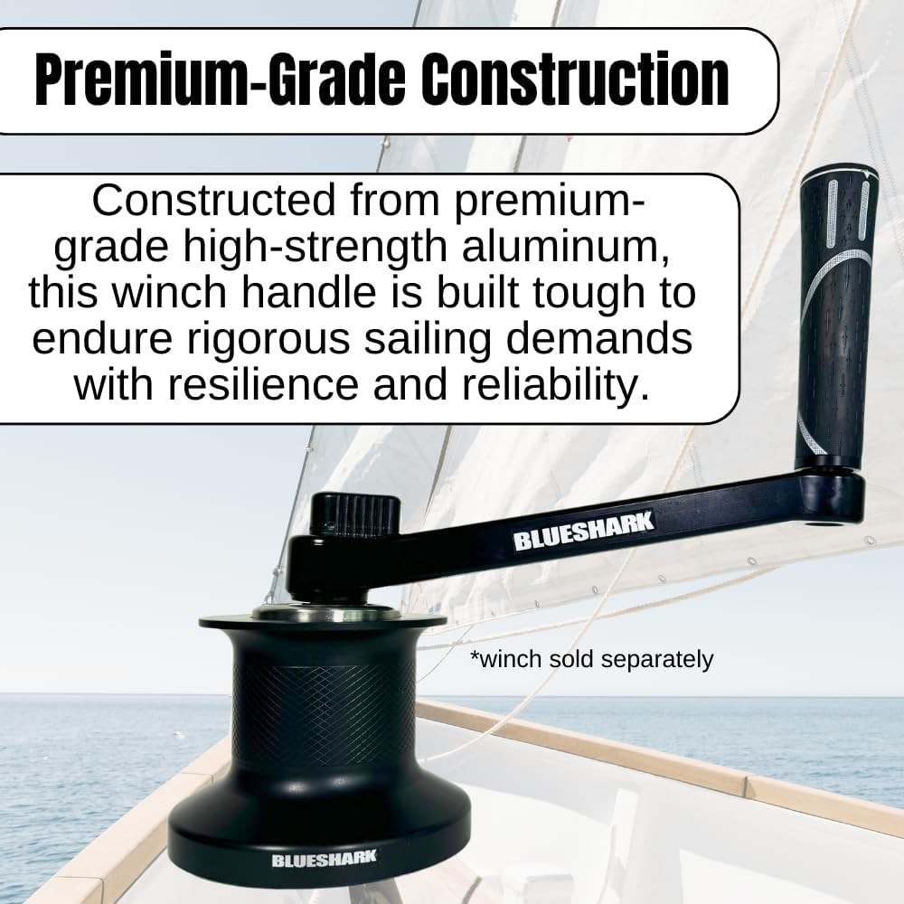 3100 Sailing Universal 10" Aluminum Winch Handle: Premium-Grade High ...