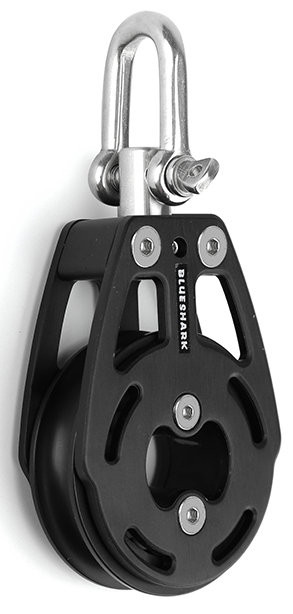 BLUESHARK 57mm Single Swivel Aluminum Sailing Block 2310 - MarineNow