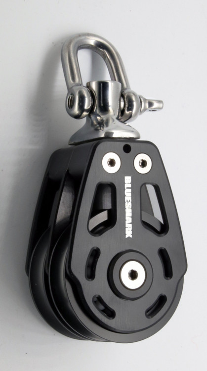BLUESHARK 75mm Double FIxed High Performance Aluminum Sailing Block ...