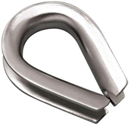 MarineNow Stainless Steel 316 Rope Thimble Marine Grade 5/16", 3/8", 1/ ...