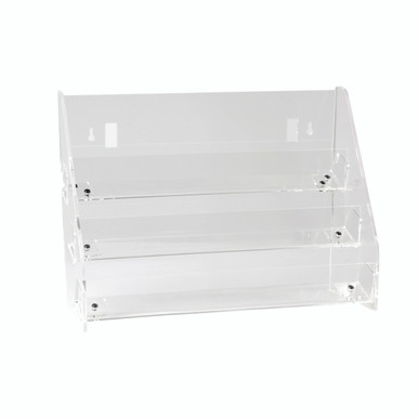3 tier card unit - can be mounted on slatwall 445 mm 445 W x 145 D x ...