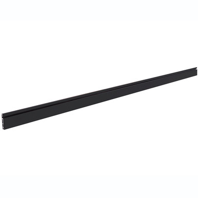Wall mounted slatwall multi purpose track 2400 L 95 H x 16 mm D(S1265BK ...
