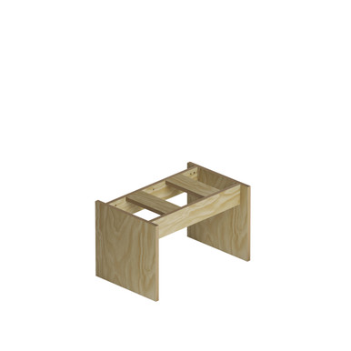 Ditto table frame - timber small 950 W x 600 D x 580mm H(D6632PY)