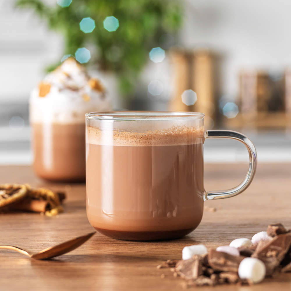 Chocoluxe Electric Hot Chocolate Maker, 300ml/150ml Non-Stick Milk ...