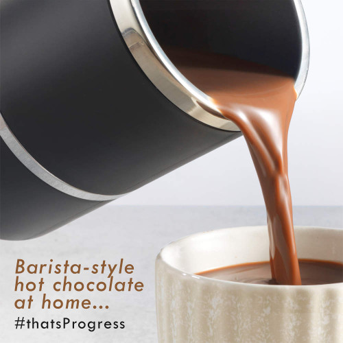 Chocoluxe Electric Hot Chocolate Maker, 300ml/150ml Non-Stick Milk ...