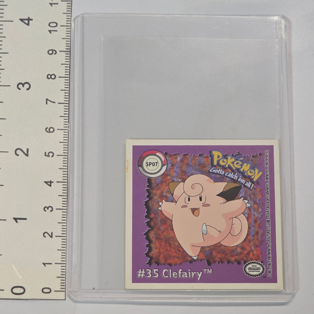 Pokemon Artbox Premier Flipz Sticker (1999) - Clefairy SP07 (Super ...