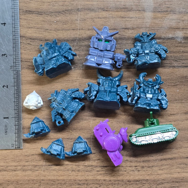 Plastic Mini Figure Junk Trash Parts Lot (MOSTLY GUNDAM) - 20250110 ...