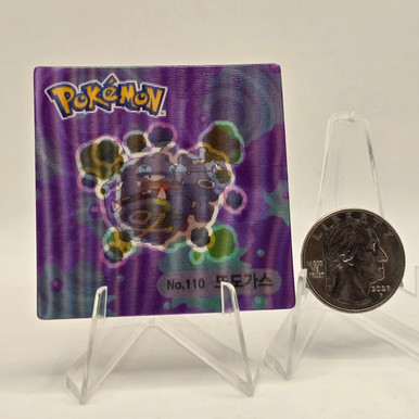 Korean Pokemon Seaweed Packs Lenticular Sticker Koffing / Weezing ...
