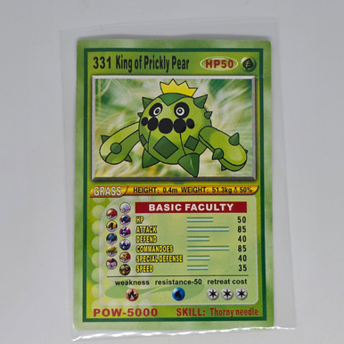 Pocket Monster Pedigree Cards (Chinese Pokemon pachi Card Series) King ...
