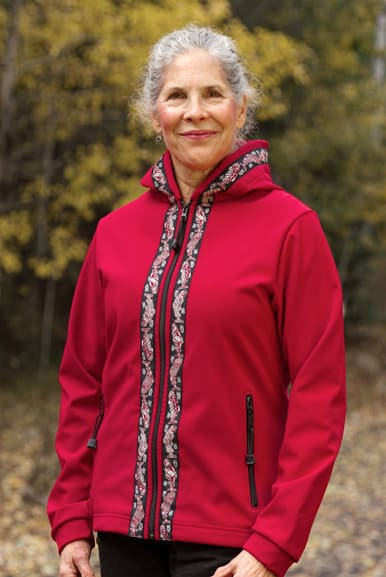 DENALI JACKET / (Softshell) / Ruby, / Salmon-Red (trim) - Copper River ...