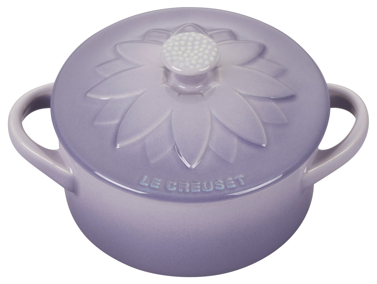 Le Creuset Stoneware Mini Cocotte with Flower Lid - Provence
