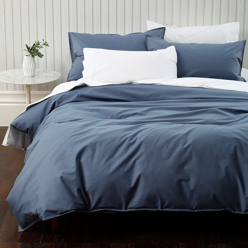 Purchase 250TC Pure Cotton Denim Sheet Set by MM Linen | CSL