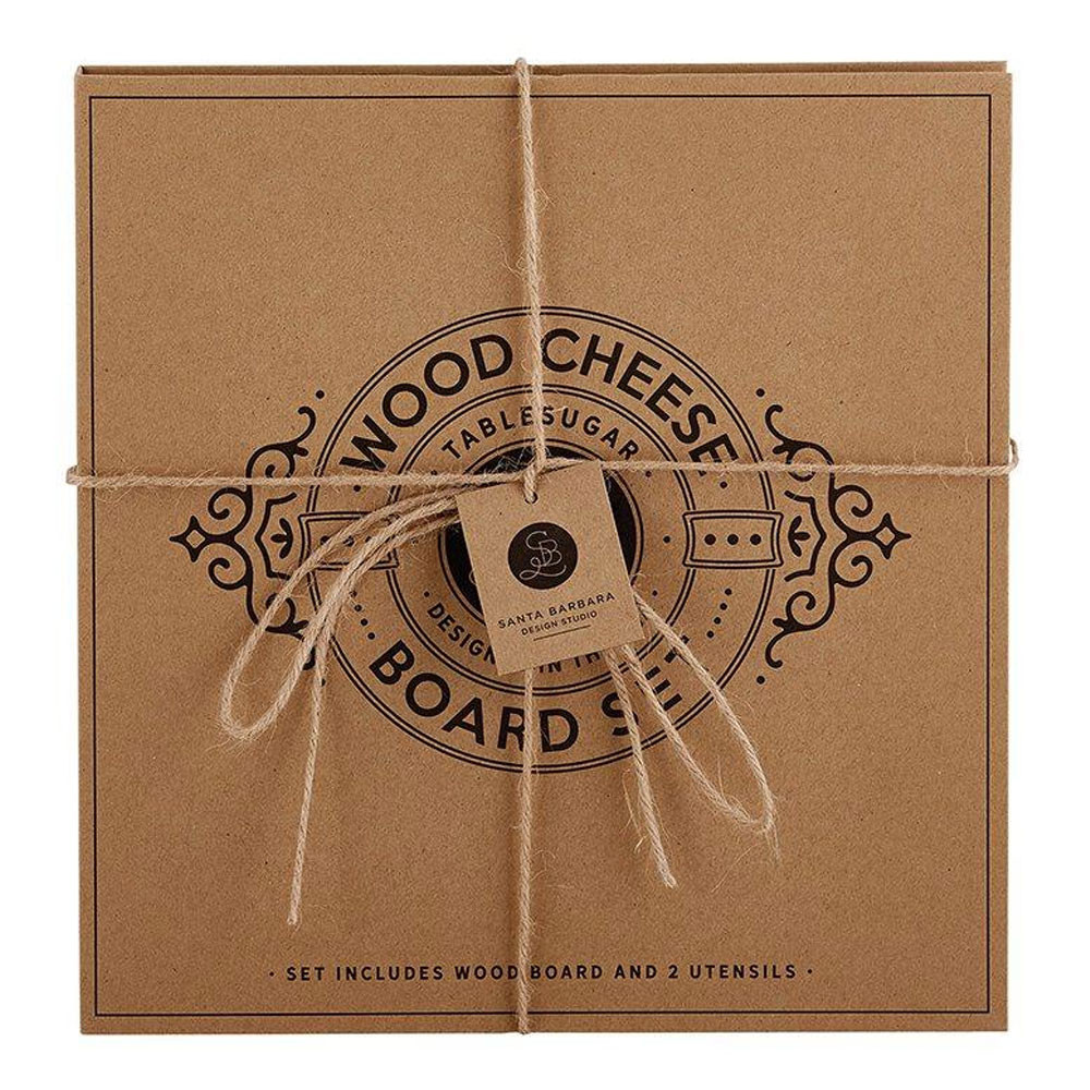 Shop Wood Cheese Board - Cardboard Book Set by Santa Barbara Design ...