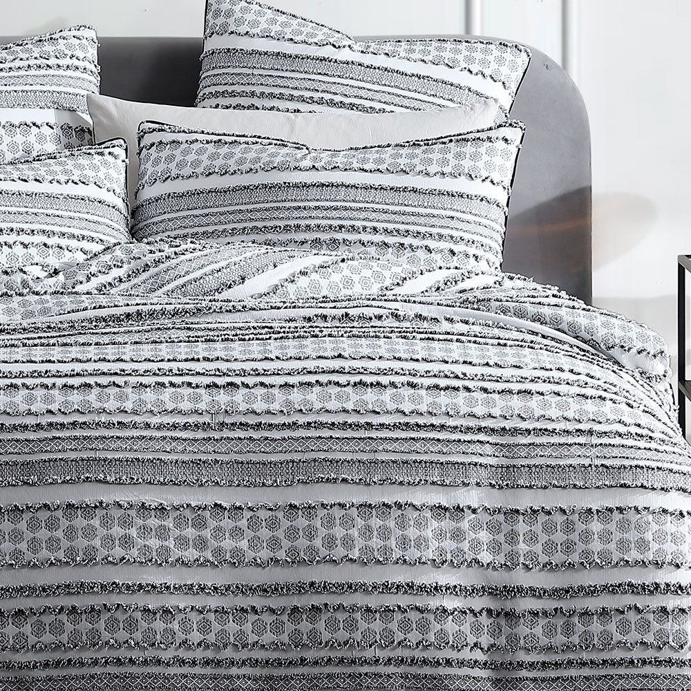 Purchase Zanda Smoke Duvet Cover Set by Platinum Collection | CSL