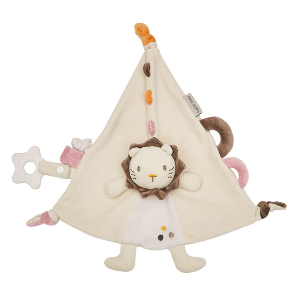 Shop Beige Lion Teether Cuddly by Little Dreams | Commercial Supplies ...