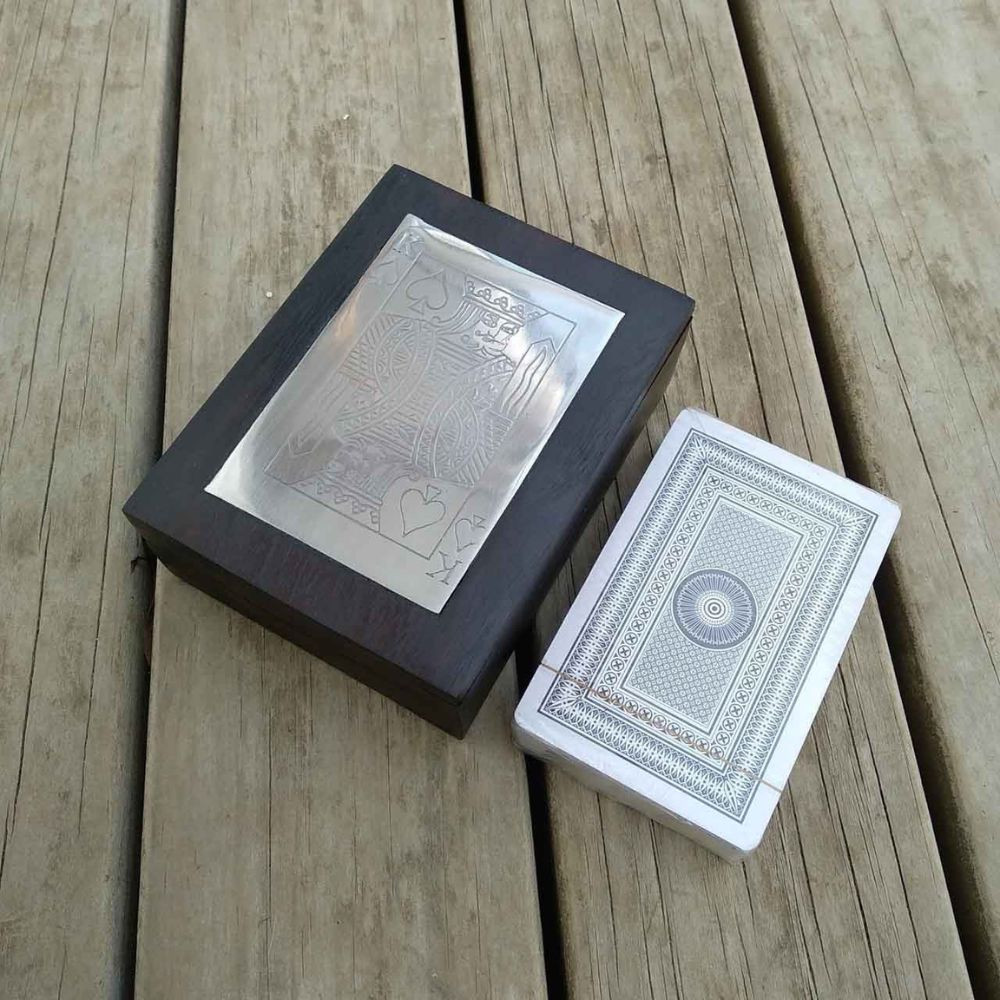 Purchase Black Timber Box of Cards by Backyard| CSL | Buy Now