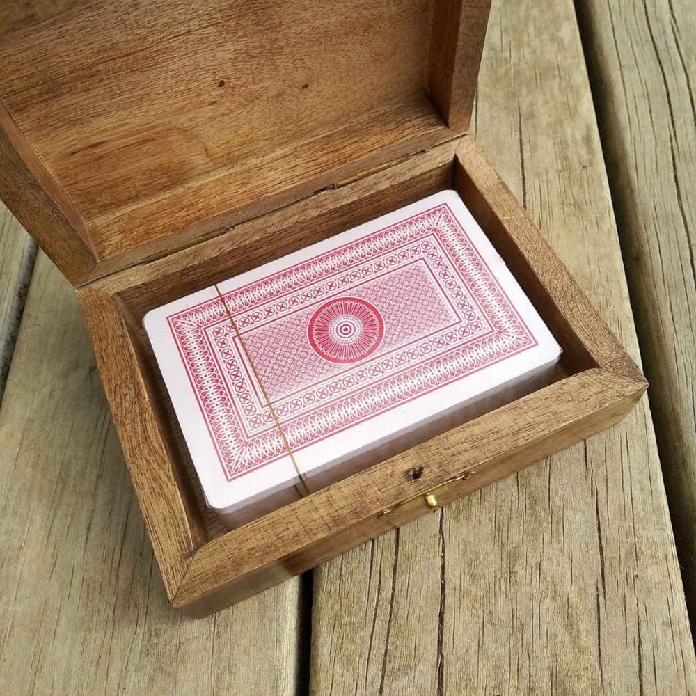 The Timber Box of Cards | Commercial Supplies Limited | Shop Now