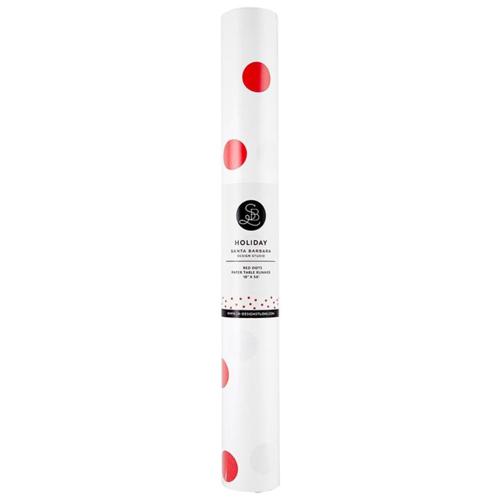 Purchase Red Dots Paper Table Runner by Santa Barbara Design Studio | CSL