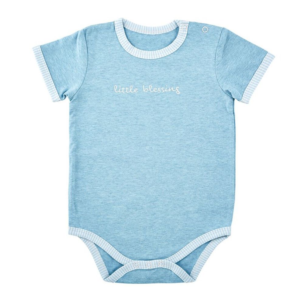 Blue Little Blessing Snapshirt (0-3 months) by Stephan Baby ...