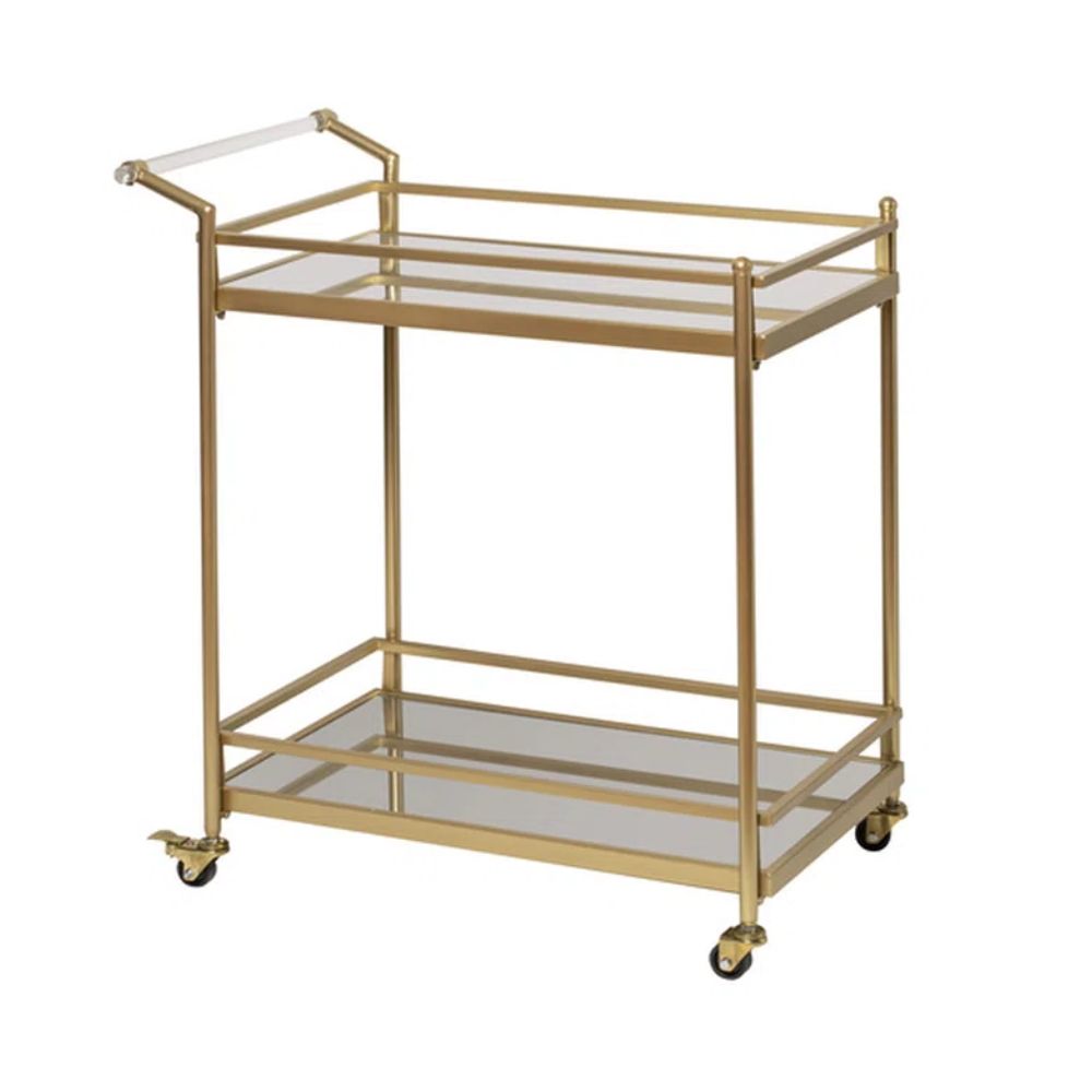 Bradley Gold Bar Cart by Tempa | CSL | Shop Online