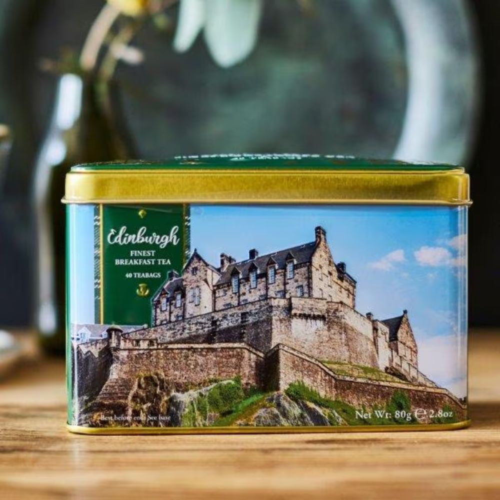 Shop Tea Edinburgh Castle Tin 40 Bag Eb by New English Teas | Support ...