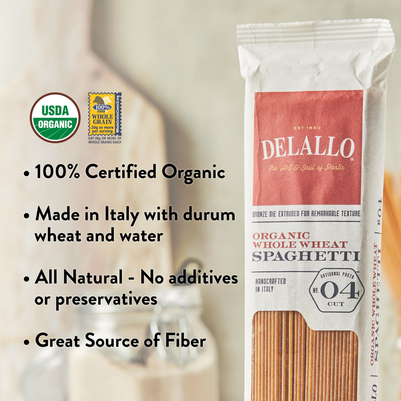 Whole Wheat Spaghetti | DeLallo