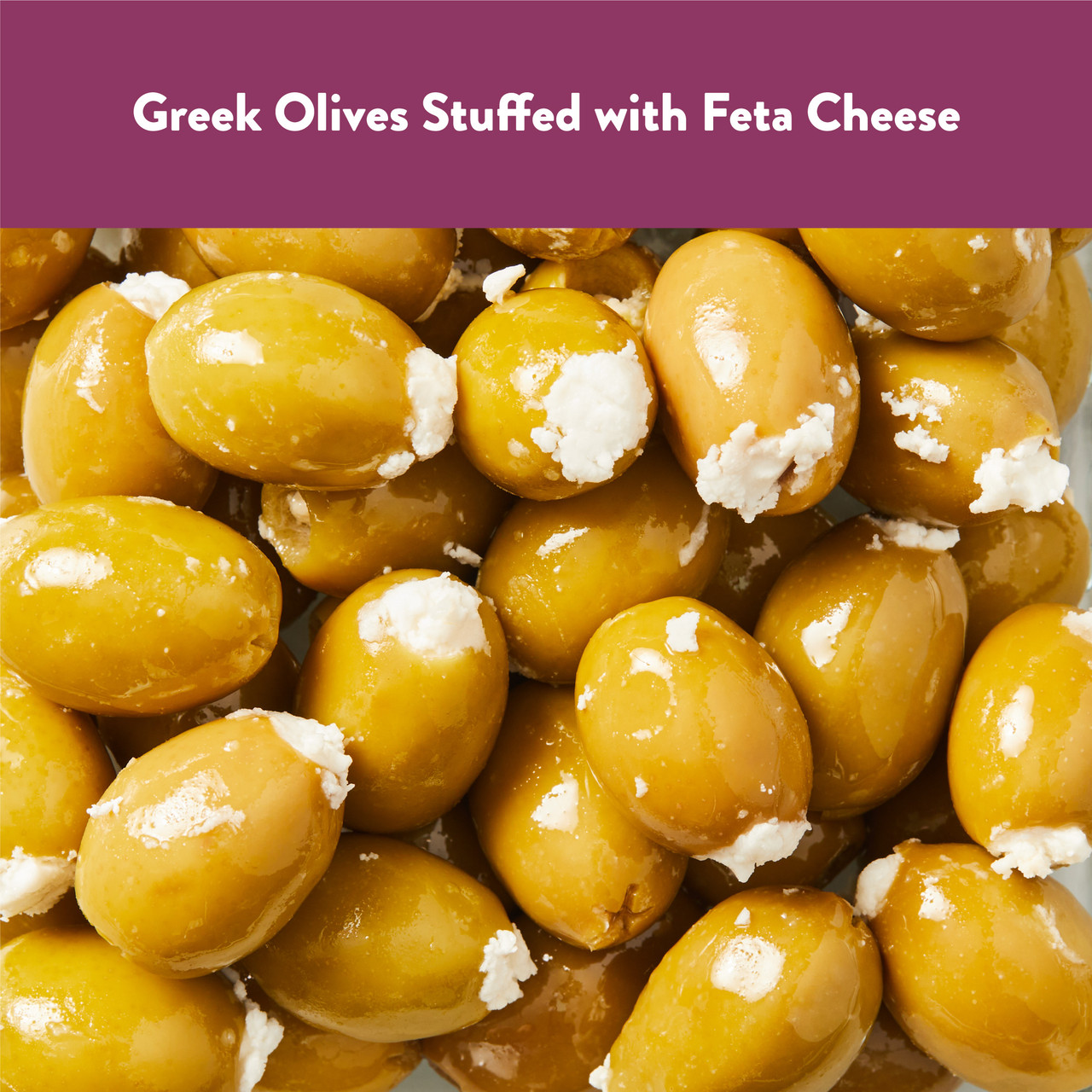 Feta Stuffed Olives (Jar) | DeLallo