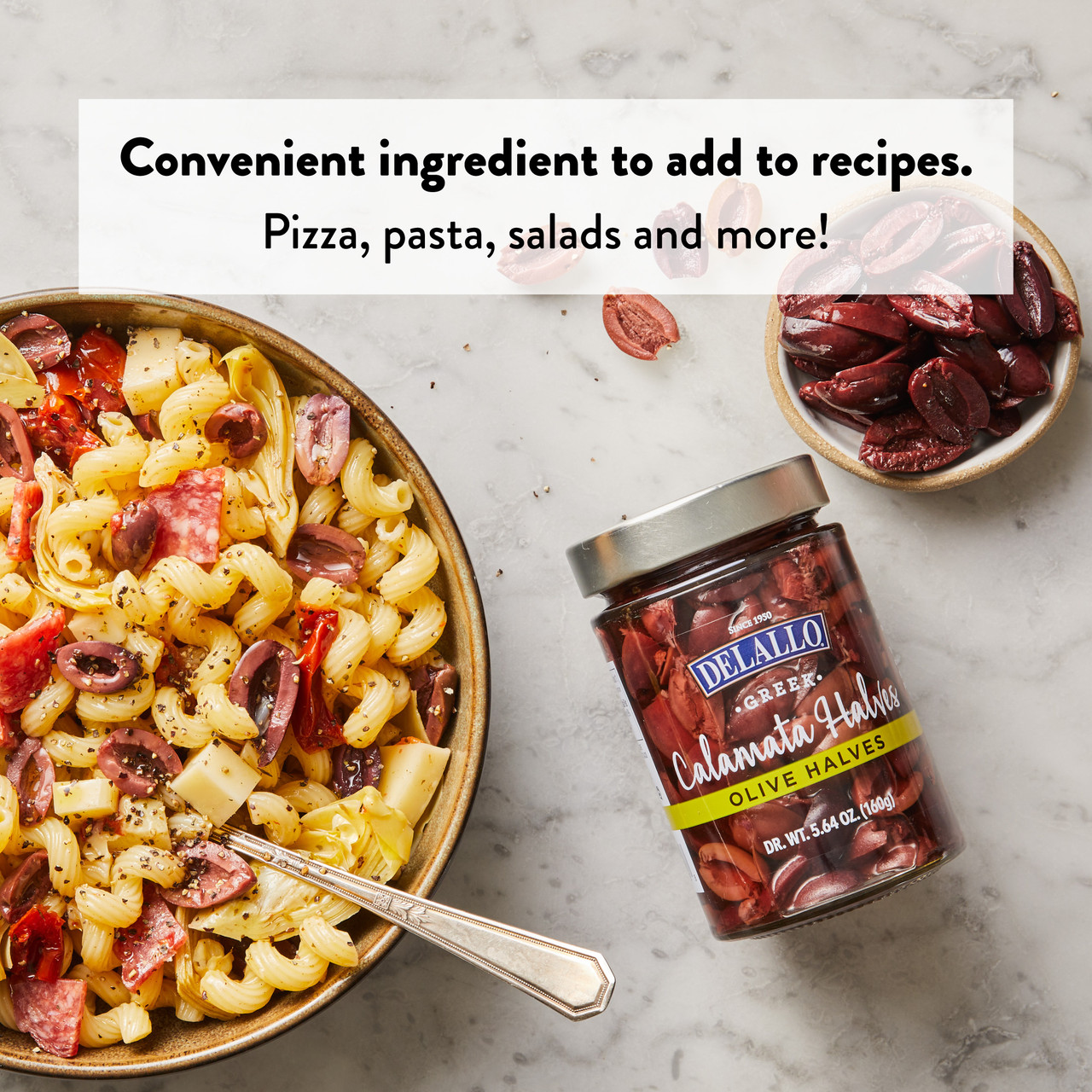 Kalamata Olives (Halves) | DeLallo