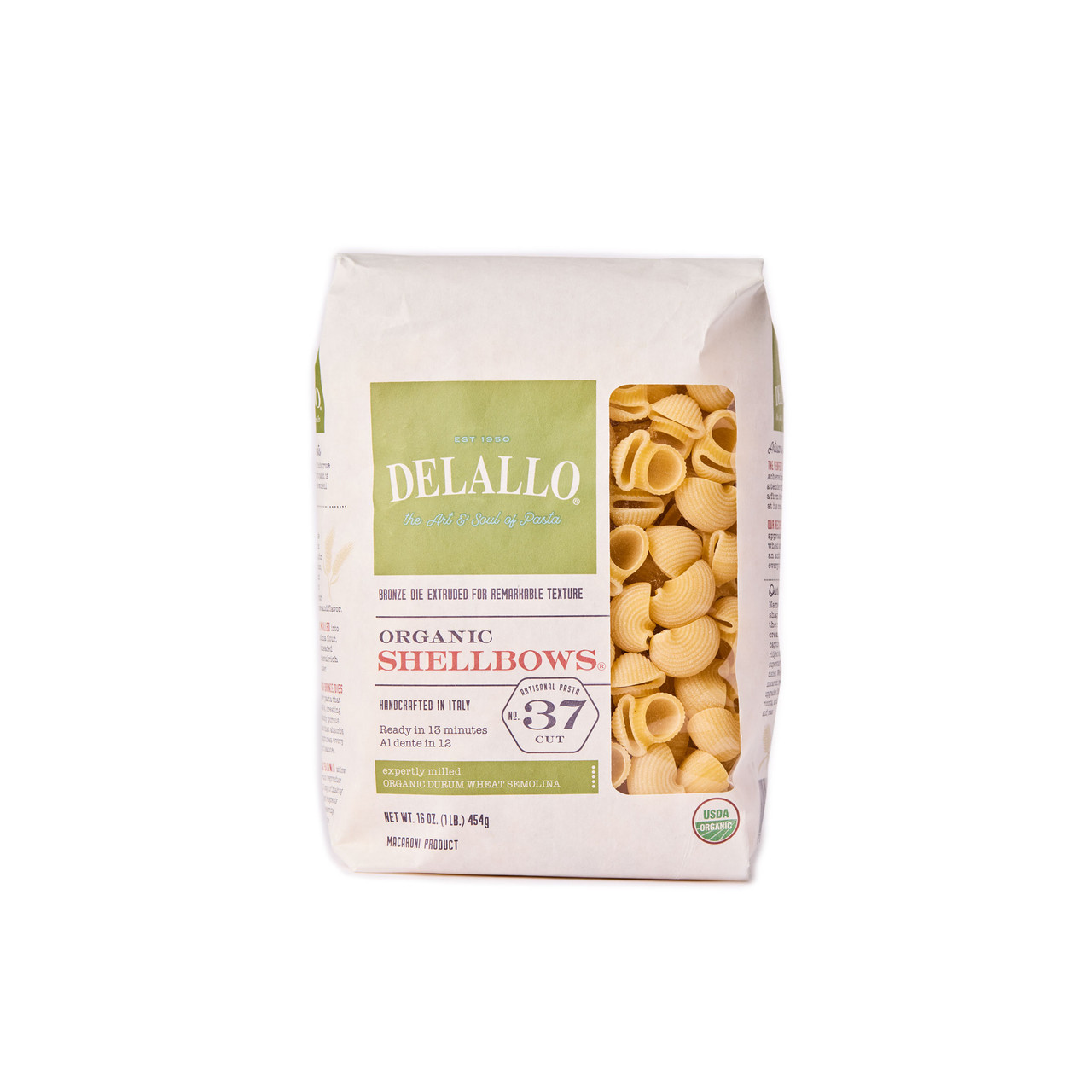 Organic Shellbows (Organic Lumache) | DeLallo