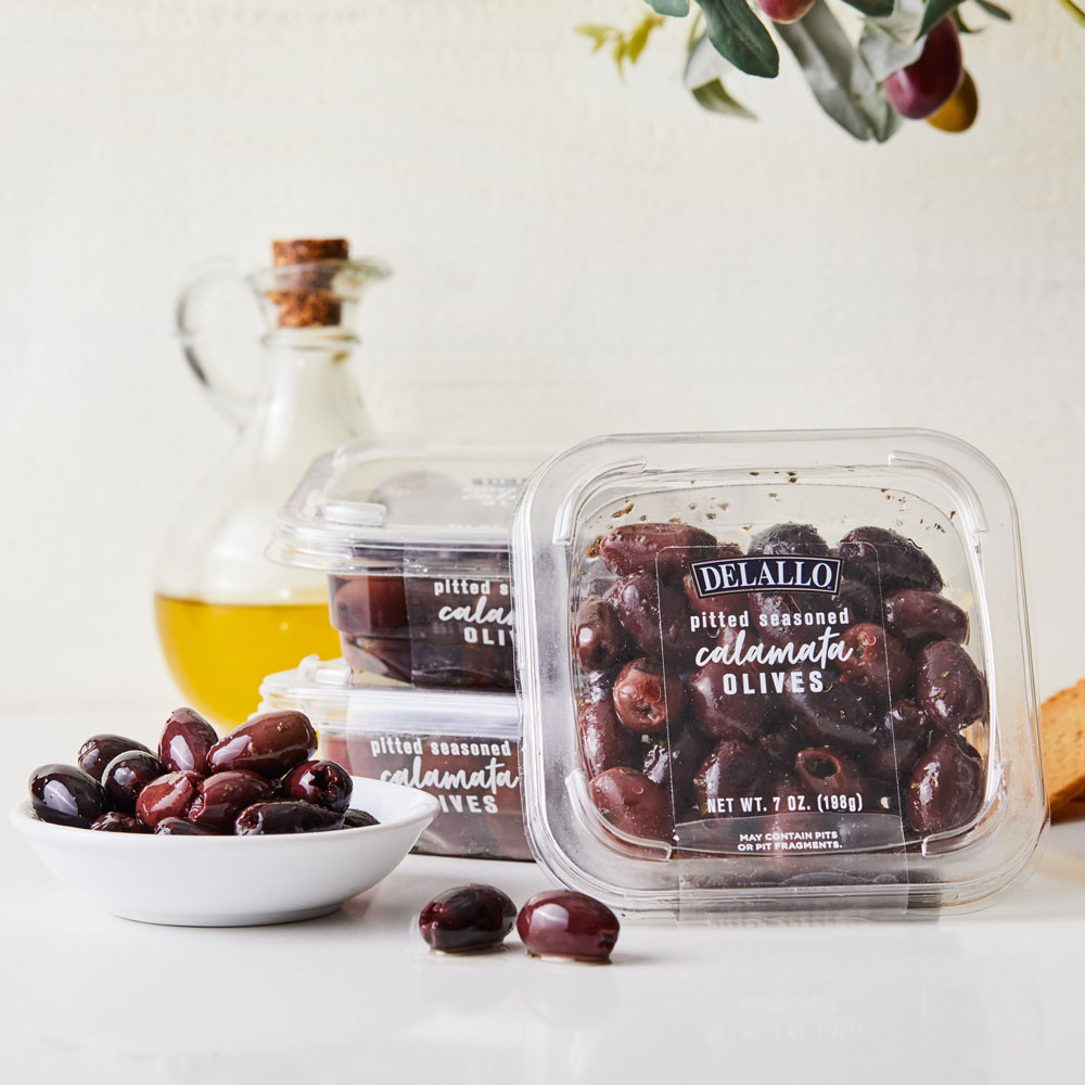 Jumbo Kalamata Olives (Pitted) (Perishable) | DeLallo