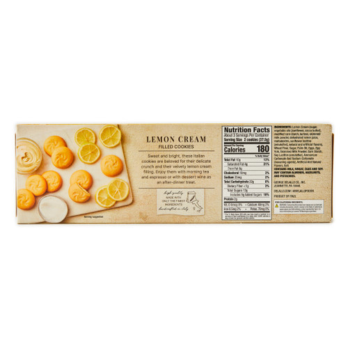 Italian Lemon Cream Filled Cookies | DeLallo