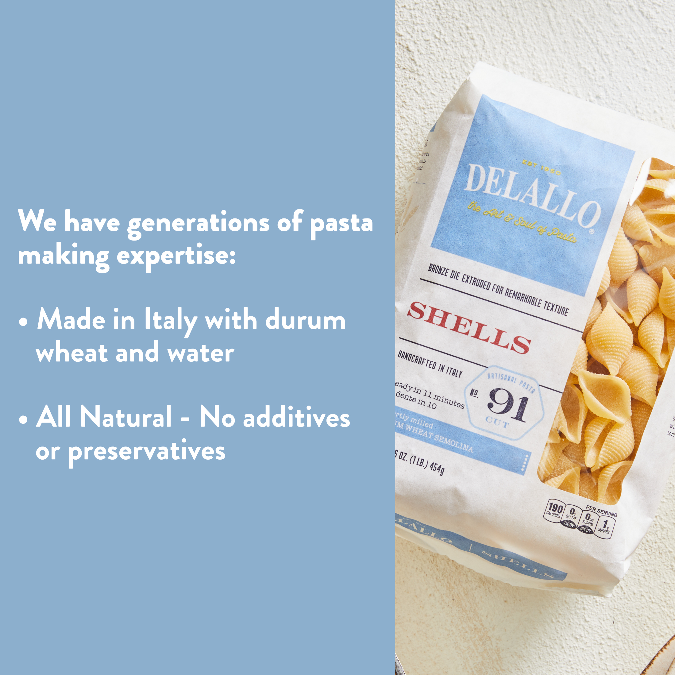 Pasta Shells (Conchiglie) | DeLallo