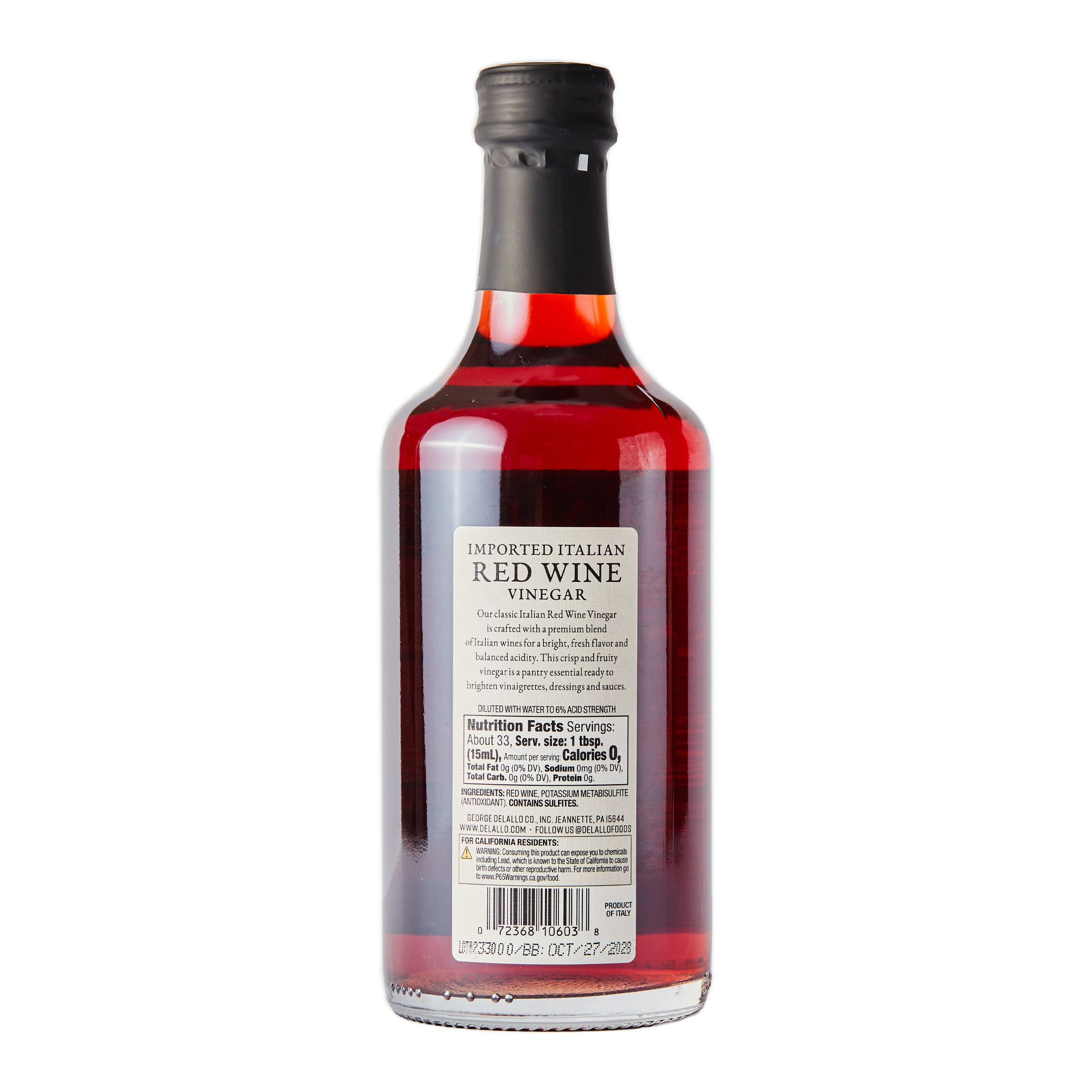 Red Wine Vinegar (Imported) | DeLallo