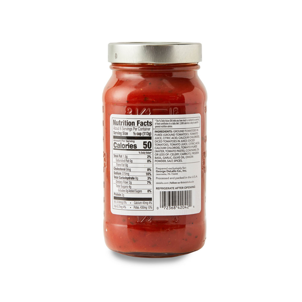 Traditional Spaghetti Sauce (Square Jar) | DeLallo