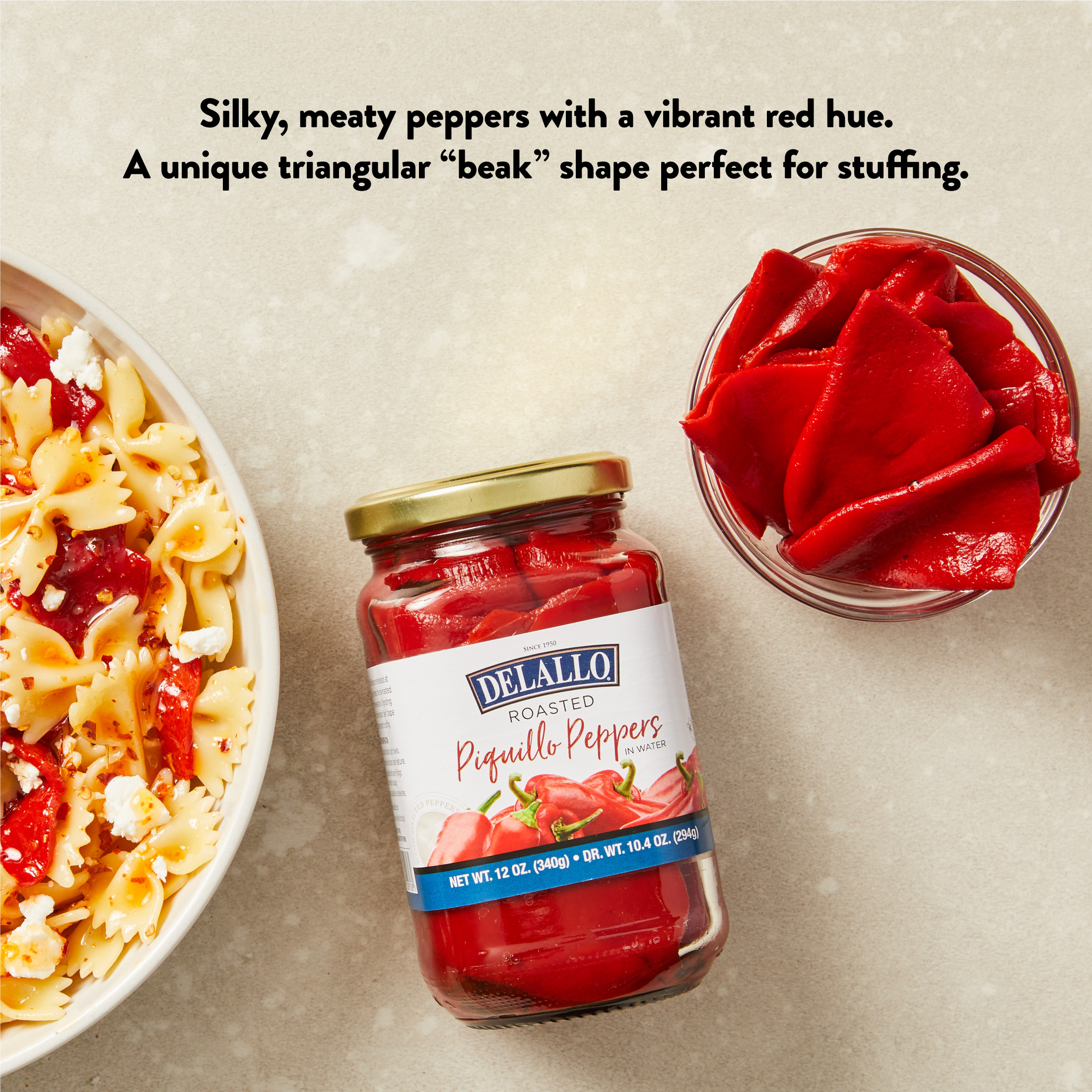 Roasted Piquillo Peppers (12 oz.) | DeLallo