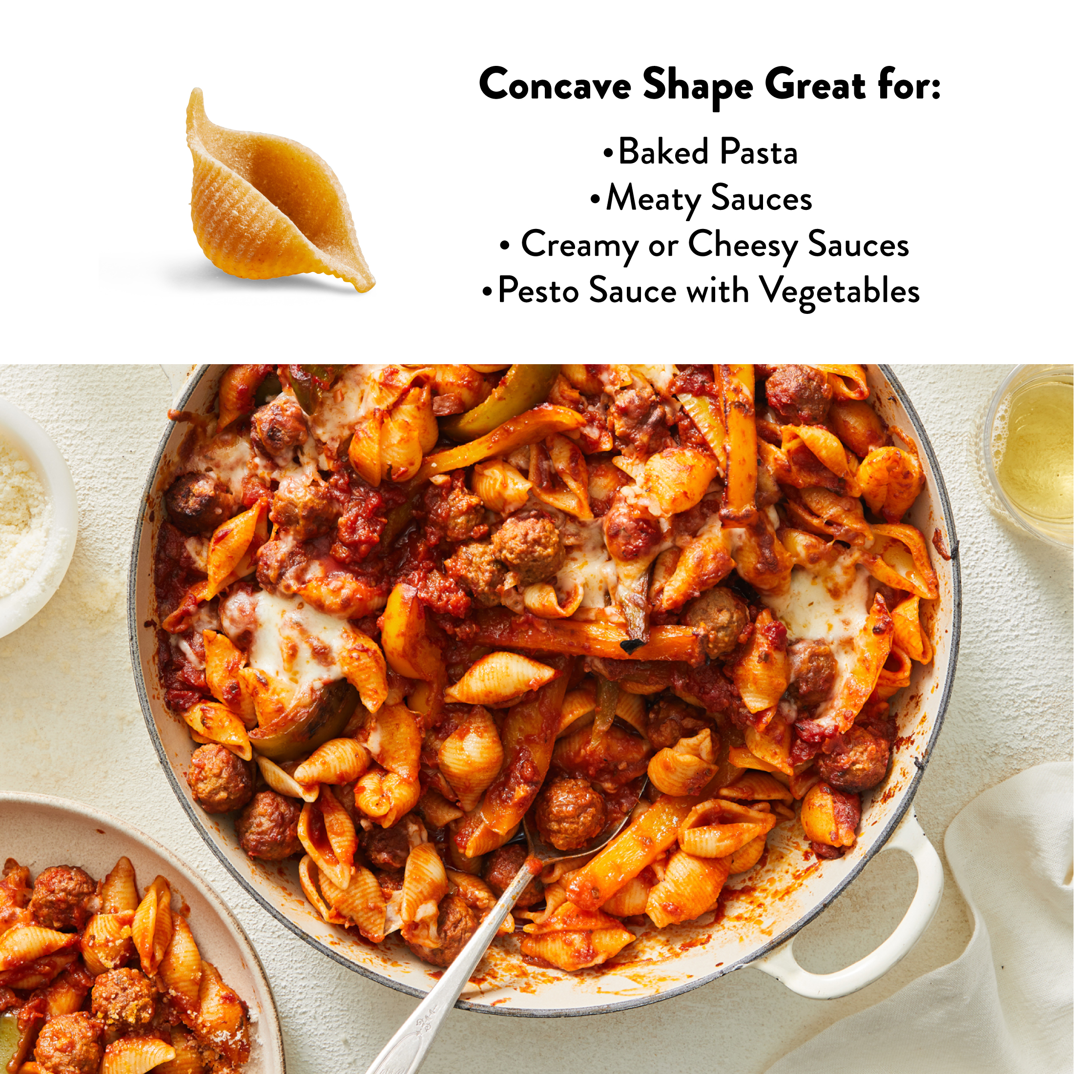 wholewheat pasta shells