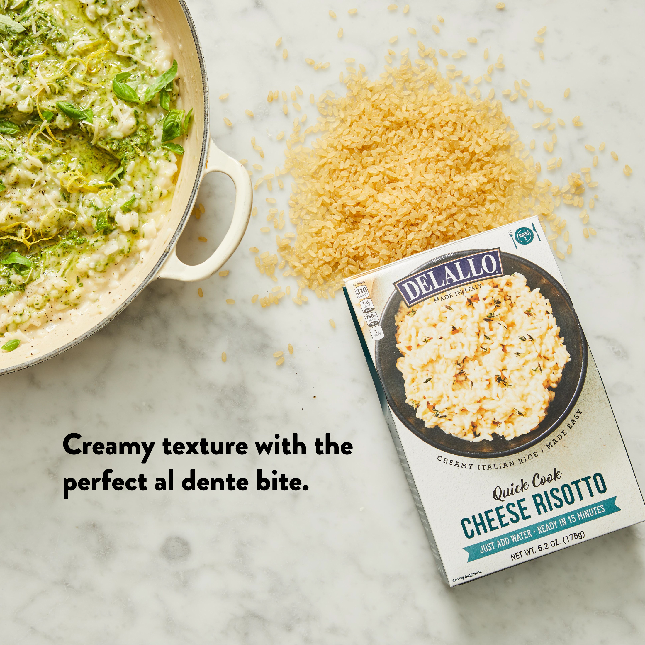 Boxed Cheese Risotto (Quick Cook) | DeLallo
