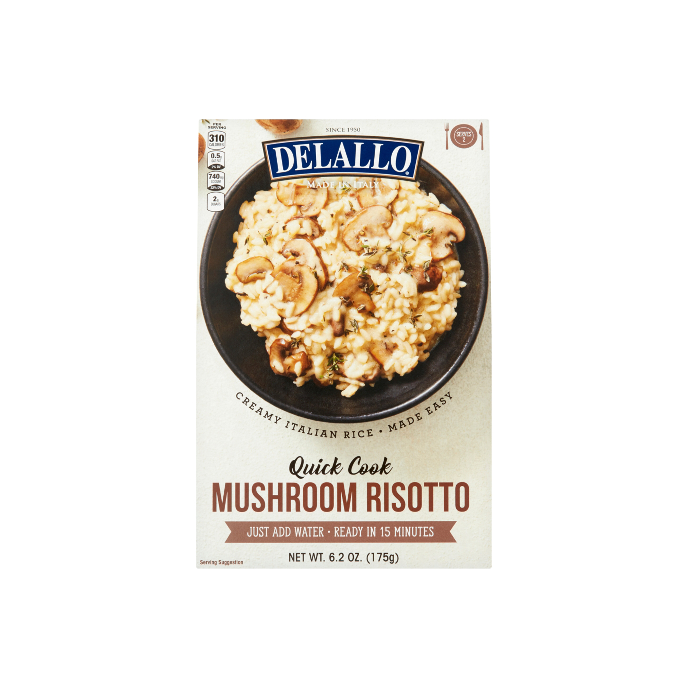 Boxed Mushroom Risotto (Quick Cook) | DeLallo