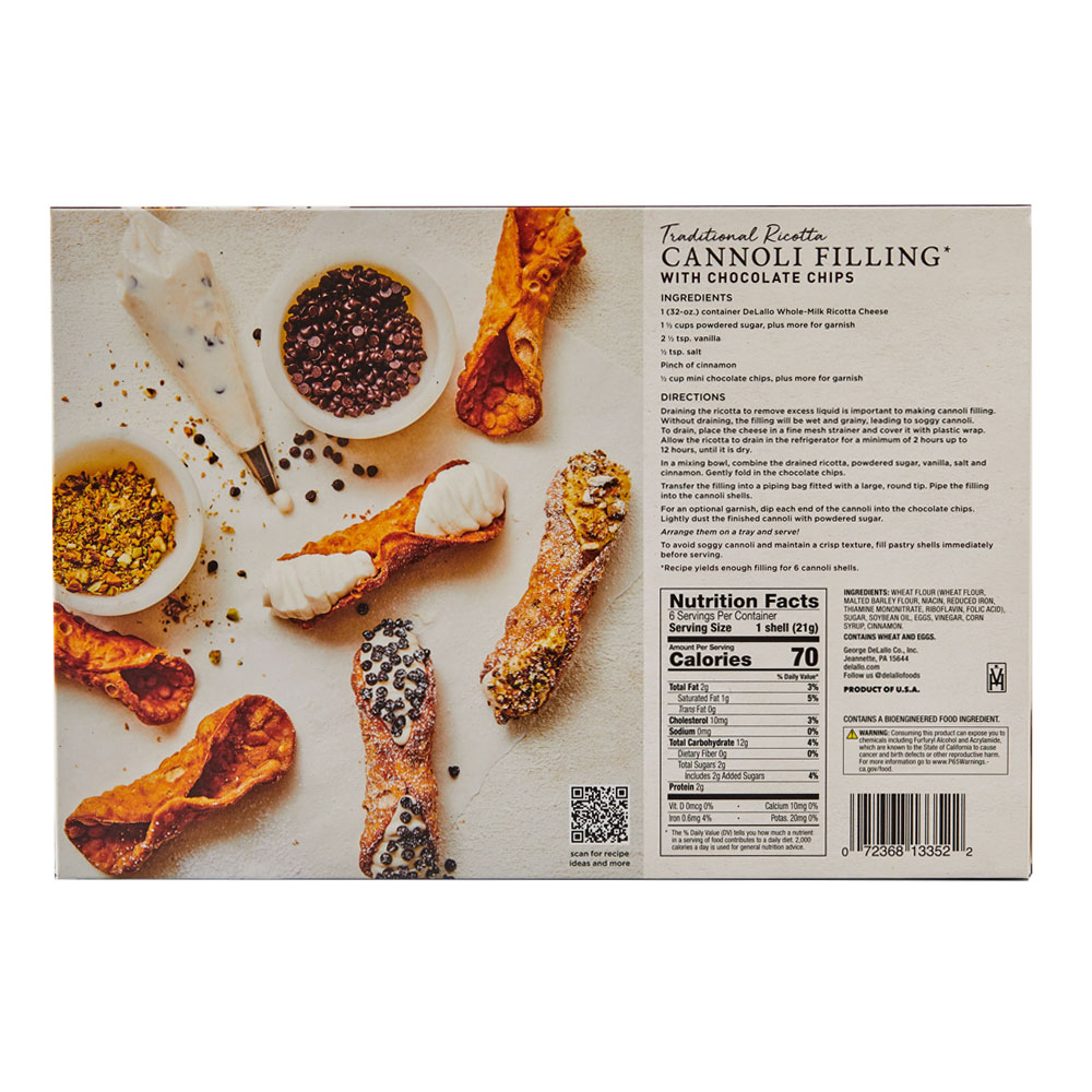 Cannoli Shells | DeLallo