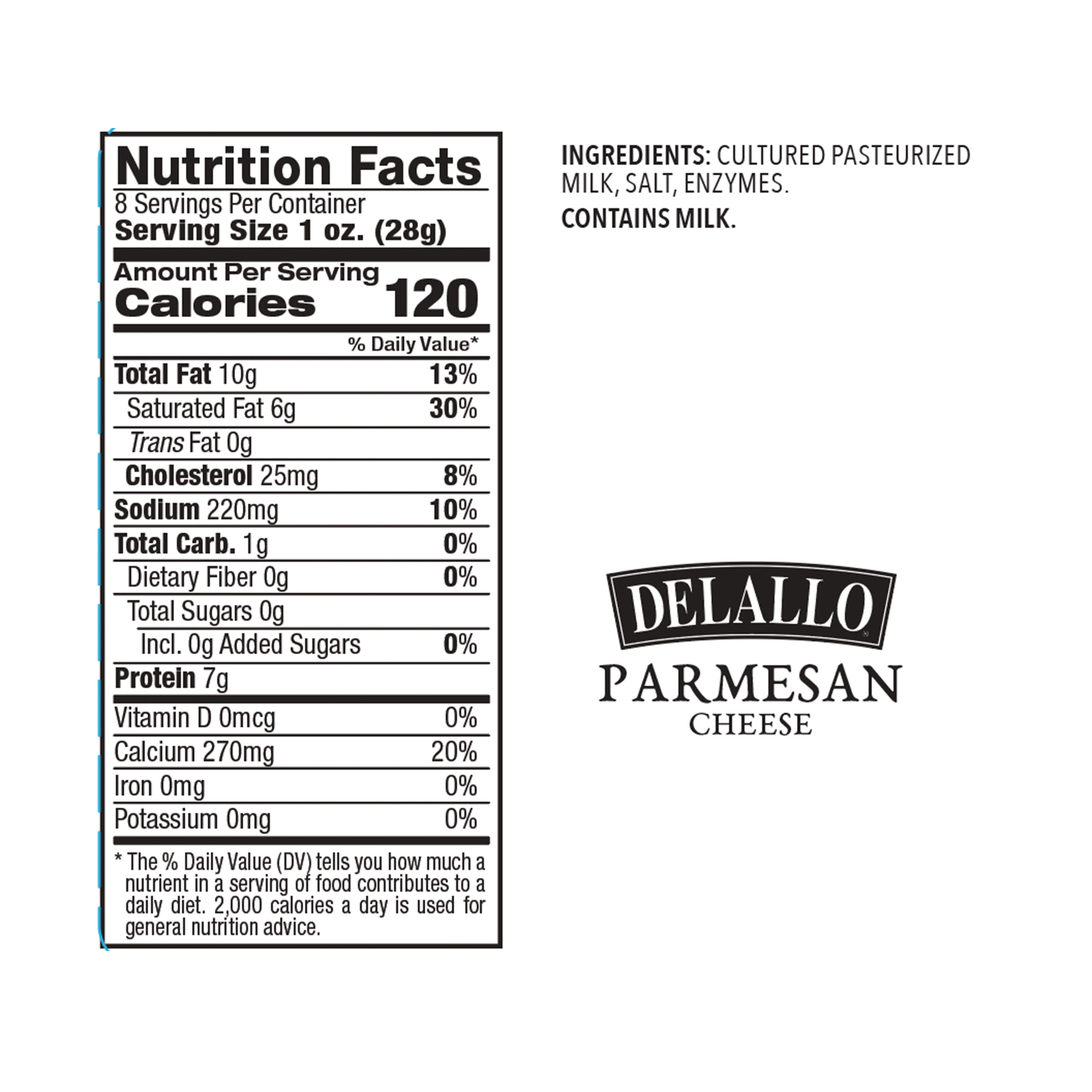 Parmesan Cheese Delallo