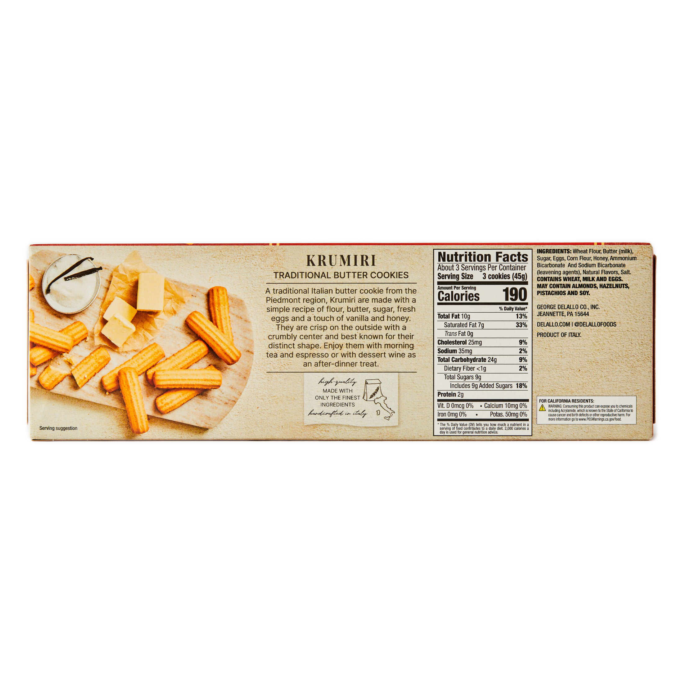 Krumiri (Traditional Italian Butter Cookies) | DeLallo